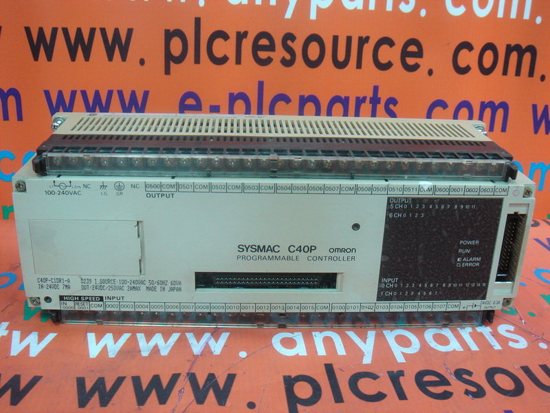 OMRON PROGRAMMABLE CONTROLLER SYSMAC C40P (C40P-C1DR1-A) - 裕益科技自動化設備可程式編碼器PLC分散式控制系統DCS